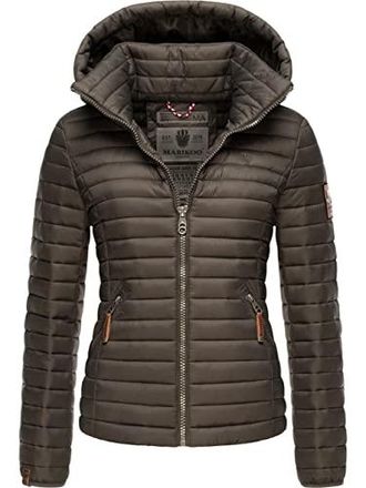 Marikoo Löwenbaby, Veste matelassée pour Dame mi-Saison Anthracite S