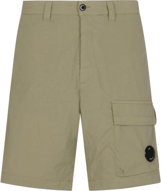 C.P. Company C.p. Company, Homme, Shorts, Vert, Taille: XL Bermuda Cargo 50 Fili Stretch