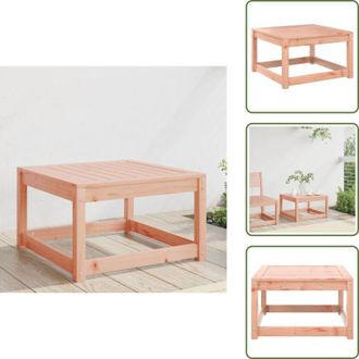 vidaXL The Living Store - Repose-pied de jardin massif de douglas - Pouf Ext&eacute;rieur - Mobilier De Jardin - Canap&eacute; De Jardin - Chaise Longue - Relax