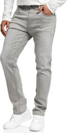 Indicode Herren INValoy Jeanshose mit Stretch aus Baumwolle | Herrenjeans Denim-Jeans f&uuml;r M&auml;nner Lt Grey, 33/34