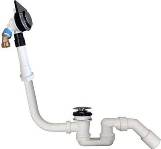 Villeroy & Boch Villeroy&boch - Zubeh&ouml;r - Ablauf- und &Uuml;berlaufgarnitur f&uuml;r Badewanne mit Wasserzulauf UPCON0136