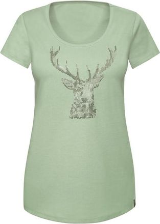 Trigema T-Shirt Glitzer-Hirsch