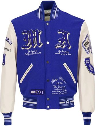 Amiri Homme, Vestes, Bleu, Taille: XL Dream Team Varsity Jacket