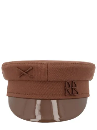 Ruslan Baginskiy Womens Hat Baker Boy Brown