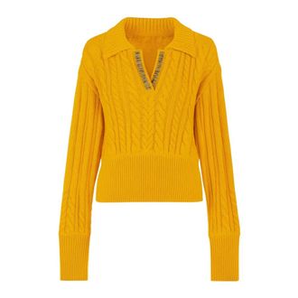 Twinset Damen, Strickwaren, Gelb, SGr&ouml;&szlig;e