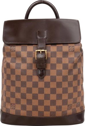 Louis Vuitton Crossbody Bags - Louis Vuitton Damier Ebene Monogram Soho Backpack - Gr. unisize - in Braun - f&uuml;r Damen