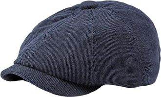 Generic Casquette Béret Plate Coton pour Homme, Casquette Plate Réglable Souples Vintage Automne Hiver