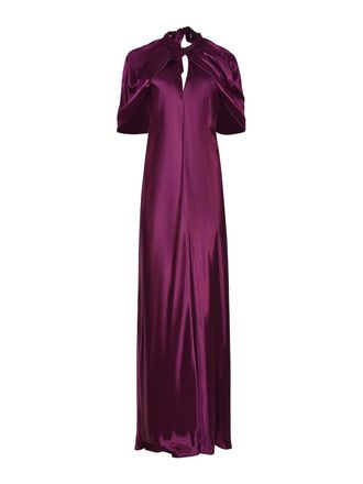 Alberta Ferretti Robe Au Genou - Fuchsia