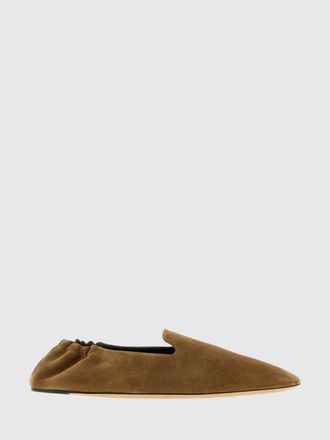 The Row Casa Veloursleder-Loafers mit elastischer Ferse