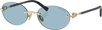 Tiffany & Co. Femme, Accessoires, Jaune, Taille: 56 MM Lunettes de soleil &eacute;l&eacute;gantes au design unique