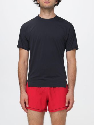 Yohji Yamamoto T-shirt dentra&icirc;nement slim fit en polyester recycl&eacute; avec logo