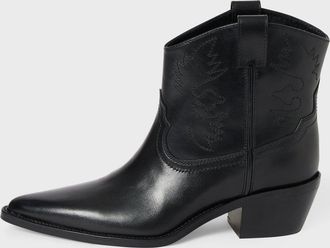 Gerard Darel Santiag en cuir - TAYLOR - Noir