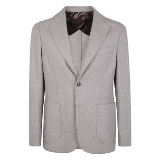 Barba Veste &Eacute;l&eacute;gante Bactive Mono - Homme - Vestes - Beige - Taille: XL