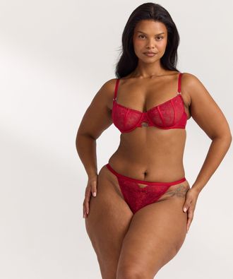 Lounge Flirt Balcony Soutien-Gorge - Bordeaux - 100 / FF
