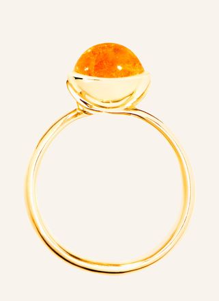 Tamara Comolli Tamara Comolli Ring Ring Bouton Small Mandarin Garnet Aus 18k Gelbgold Mit Mandarin Granat gold