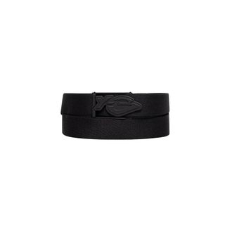 Yohji Yamamoto Homme, Accessoires, Noir, Taille: S Ceinture Logo Graphique