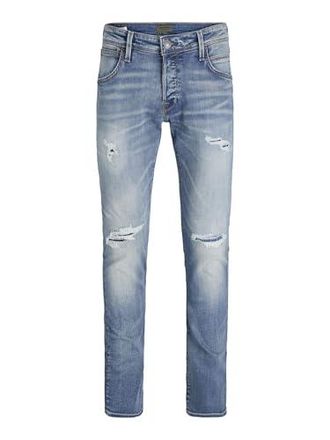 Jack & Jones Jjiglenn Jjfox CB 043 50sps Sn Jean, Bleu Denim, 32W / 32L Homme