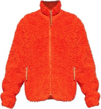 Jil Sander Homme, Vestes, Rouge, Taille: L Veste en coton avec col montant