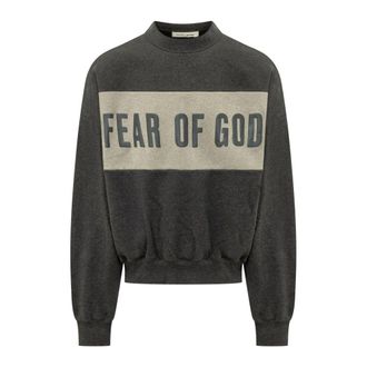 Fear of God Cropped Sweatshirt - - Sweatshirts & Hoodies - Herren - Grau - XS