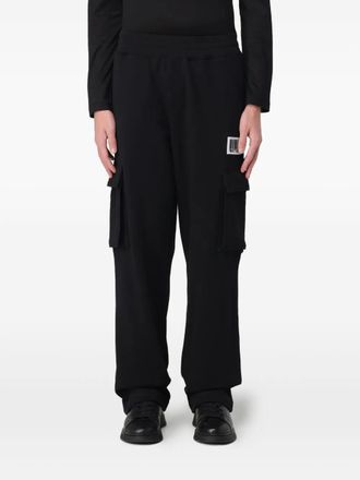 Moschino pantalon à poches cargo - Noir