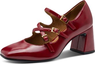 Tamaris Damen Pumps Vegan rot 38