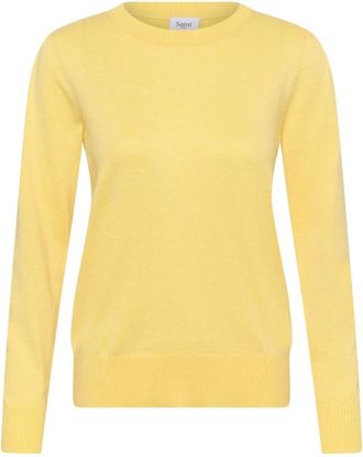 Saint Tropez Femme, Pulls, Vert, Taille: 36 FR Mila R-Neck