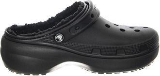 Crocs Femme, Chaussures, Noir, Taille: 37 EU Classic Platform Lined Clog