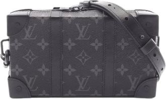 Louis Vuitton Sac bandouli&egrave;re Soft Trunk Wallet Monogram Eclipse Pre-owned - Homme - Pre-owned - Noir - Taille: ONE Size