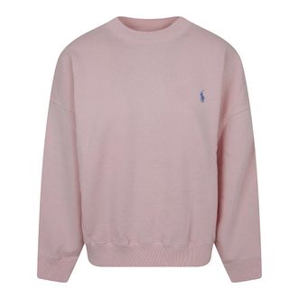 Polo Ralph Lauren Femme, Sweatshirts et sweats &agrave; capuche, Rose, Taille: 34 FR Knit Pullover SweaT-shirt