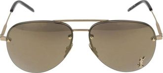 Saint Laurent unisex, Accessories, Gelb, 59 MMGr&ouml;&szlig;e