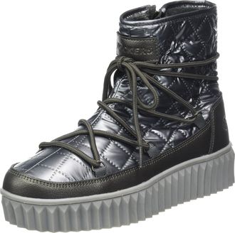 Dockers by Gerli Damen 49DL307 Mode-Stiefel, Silber, 37 EU