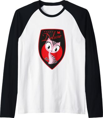 Pussy Deluxe Shield Pink Cat Raglan