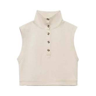 Alchemist Mae &Auml;rmelloser Pullover - - Tops - Damen - Beige - L