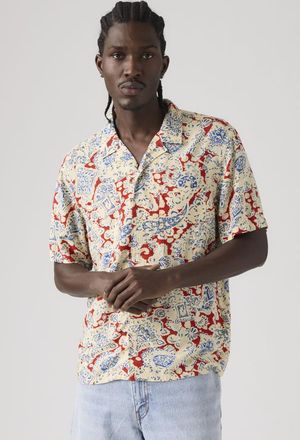 Levi's Chemise Camper Manche Courte Classic Lightweight - Homme - Multicolore / Surya Paisley - 2XL