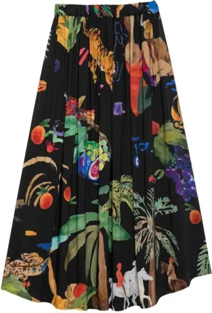 G.Kero Femme, Jupes, Multicolore, Taille: 42 FR Luxe Skirt
