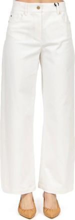 Max Mara Femme, Pantalons, Blanc, Taille: 36 FR Marianna Wide Pantalons