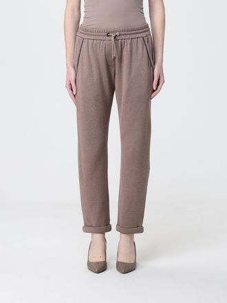 Brunello Cucinelli Pantalon BRUNELLO CUCINELLI Femme couleur Marron