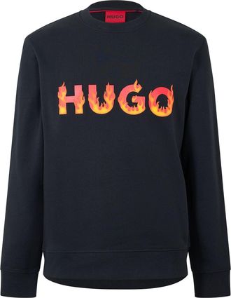 HUGO BOSS Hugo - Ditmo Sweatshirt f&uuml;r Herren, Regul&auml;r (Schwarz)