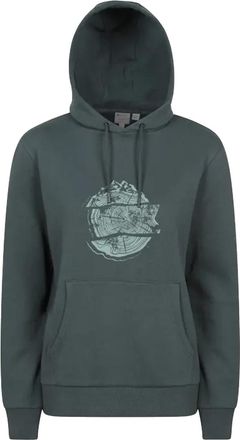 Mountain Warehouse Kapuzenpullover f&uuml;r Damen, Regul&auml;r (Dunkel-Khaki)