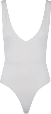 Entire studios Entire Studios, Femme, Tops, Blanc, Taille: 36 FR Body &agrave; Col V Profond