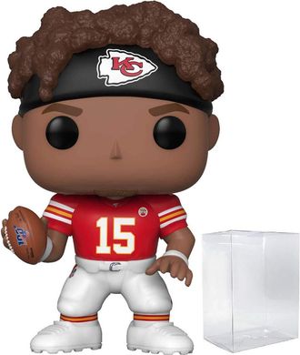Pop Cph Football: Chiefs Patrick Mahomes II Funko Vinyl-Figur (mit kompatibler Box-Schutzh&uuml;lle), mehrfarbig, 9,5 cm