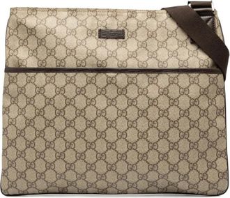Gucci sac à bandoulière à motif GG Supreme (2000-2015) - Marron