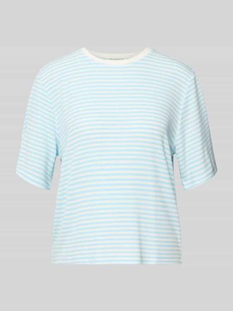 Moss Copenhagen Regular Fit T-Shirt aus Modal-Mix Modell Jana