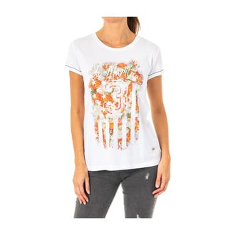 La Martina Kurzarm Rundhals T-Shirt - - Tops - Damen - Wei&szlig; - S