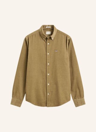GANT Cordhemd Regular Fit braun