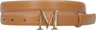 Max Mara Ceintures Cuir Marron