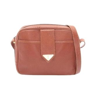 Saint Laurent Sac bandouli&egrave;re en cuir Paris Pre-owned - Femme - Pre-owned - Brun - Taille: ONE Size