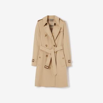 Burberry Trench H&eacute;ritage mi-long Kensington, Size: 02