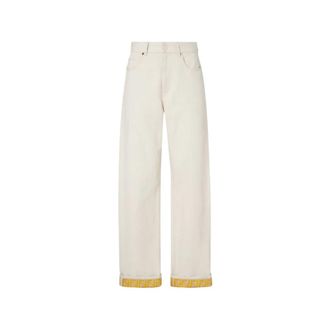 Fendi FF Reverse Denim Jeans - - Jeans - Damen - Beige - S
