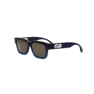 Fendi Authentische OLock Brille mit Premium-Qualit&auml;t - - Accessories - Herren - Braun - 53 MM
